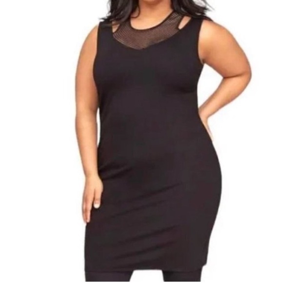 Livi Active | Dresses | Livi Active Black Mesh Cut Out Mini Workout ...
